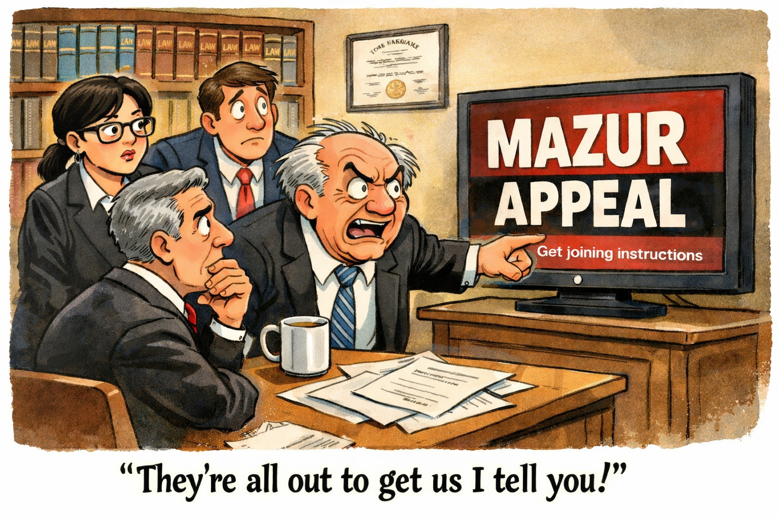 MAZUR MATTERS 51: WHY THE HEARING IS NOT BEING “LIVESTREAMED”: A QUICK ...