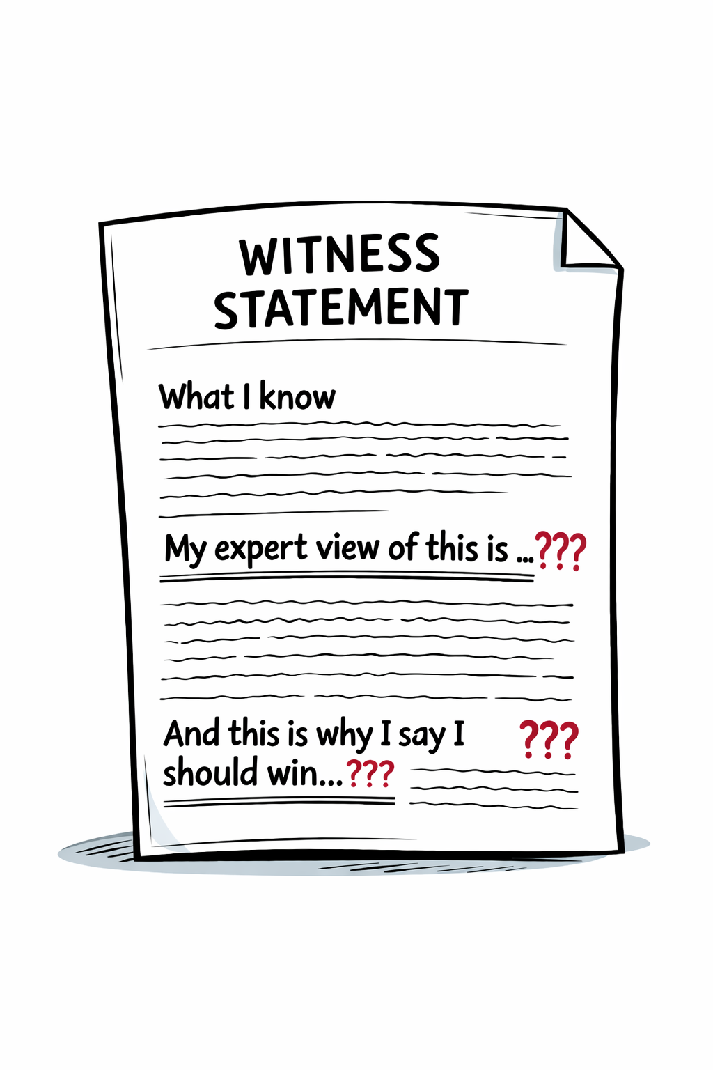 WITNESS EVIDENCE WEDNESDAY: EXPERT EVIDENCE IN WITNESS STATEMENTS ...
