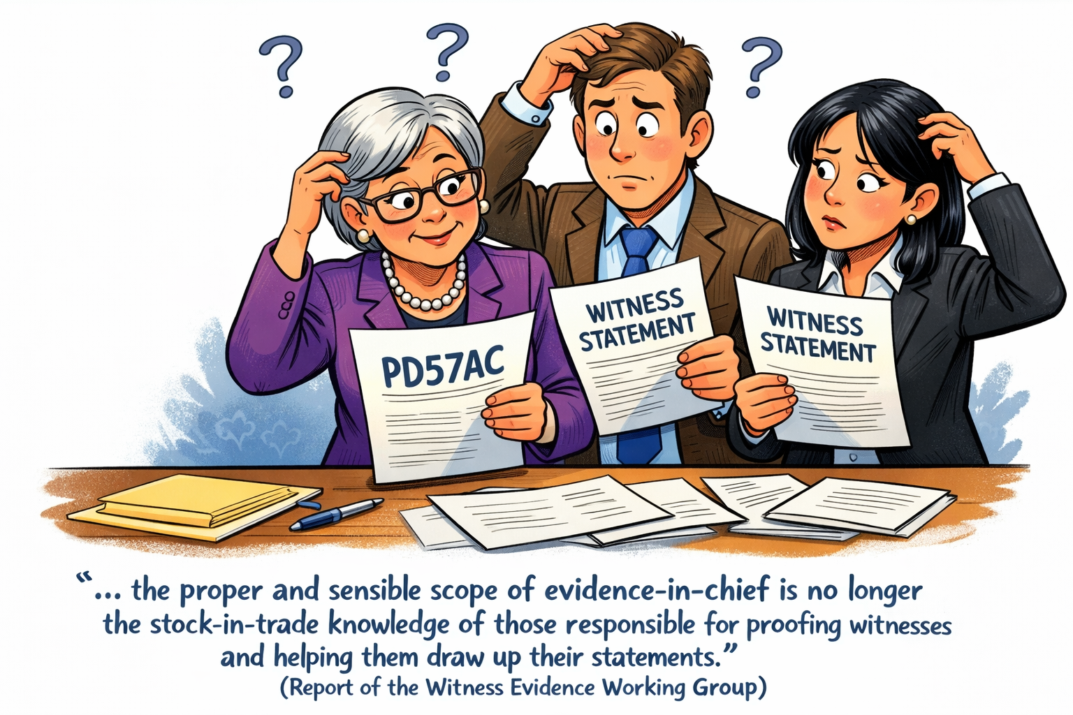 MASTERING PD57AC – GETTING WITNESS STATEMENTS RIGHT IN THE COMMERCIAL ...