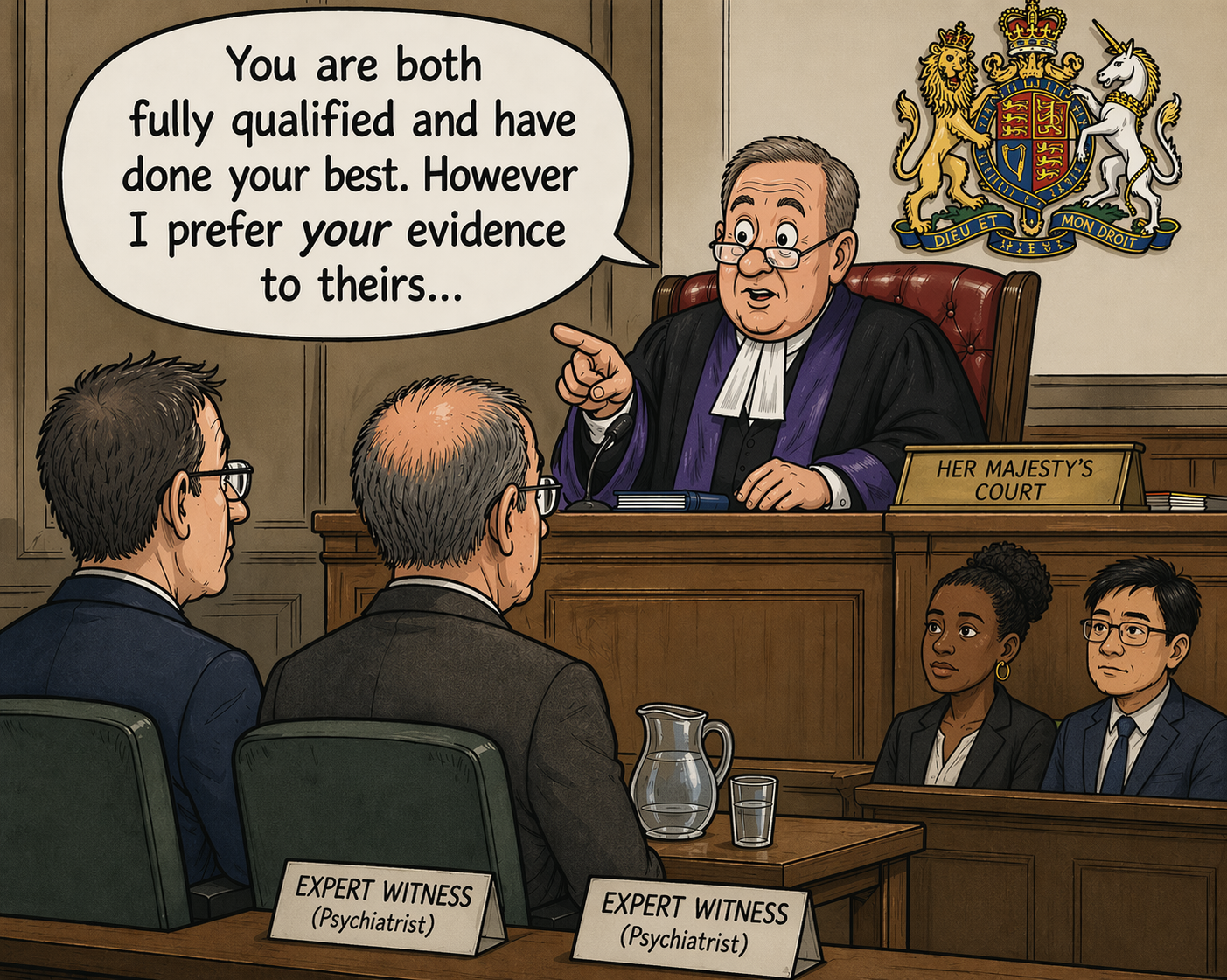 EXPERT WATCH 44: THE JUDGE PREFERS THE EVIDENCE OF ONE EXPERT OVER ...