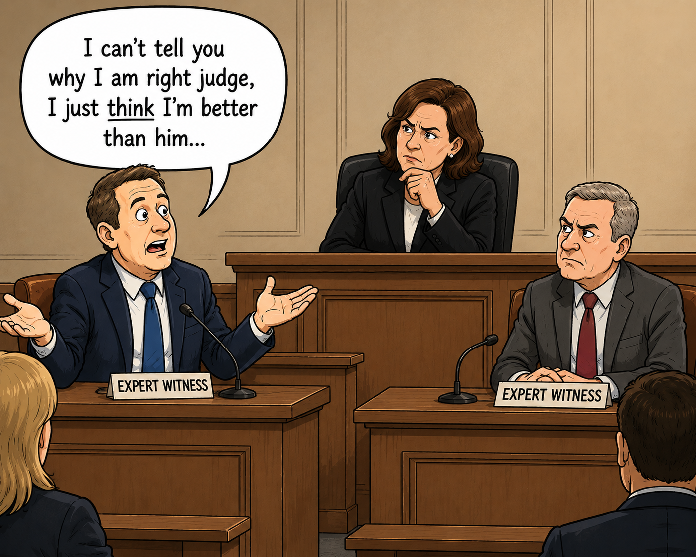 WHOSE EXPERT EVIDENCE IS GOING TO BE ACCEPTED AT TRIAL? PERSONAL INJURY ...