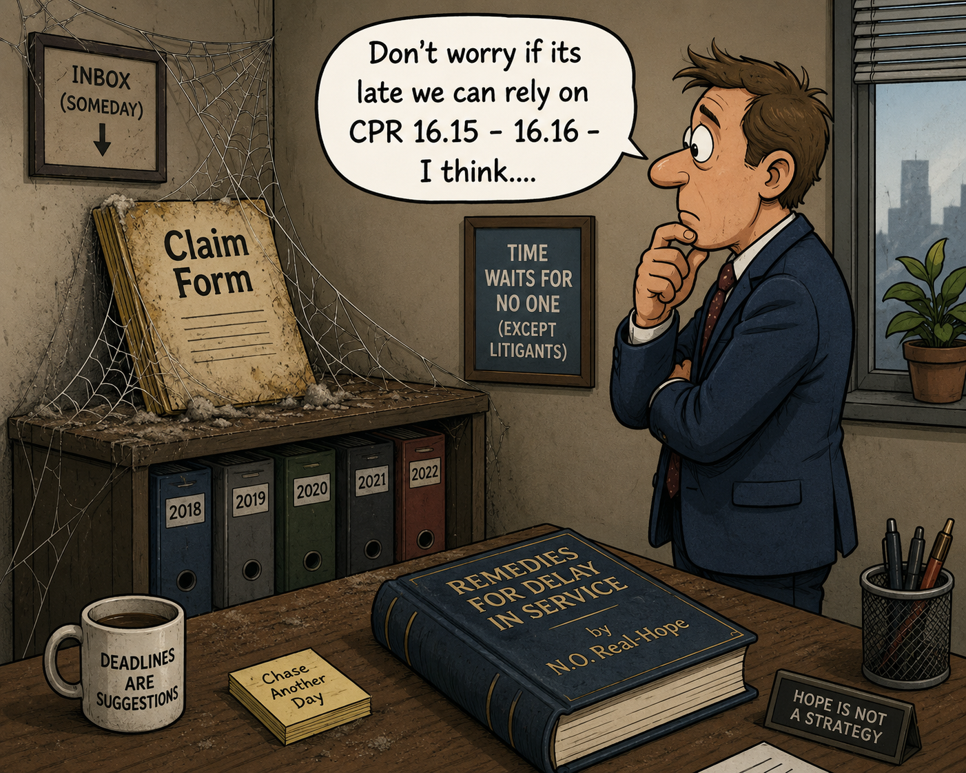 SERVICE POINTS 46: A CLAIMANT WHO HAS NOT SERVED THE CLAIM FORM IN TIME ...